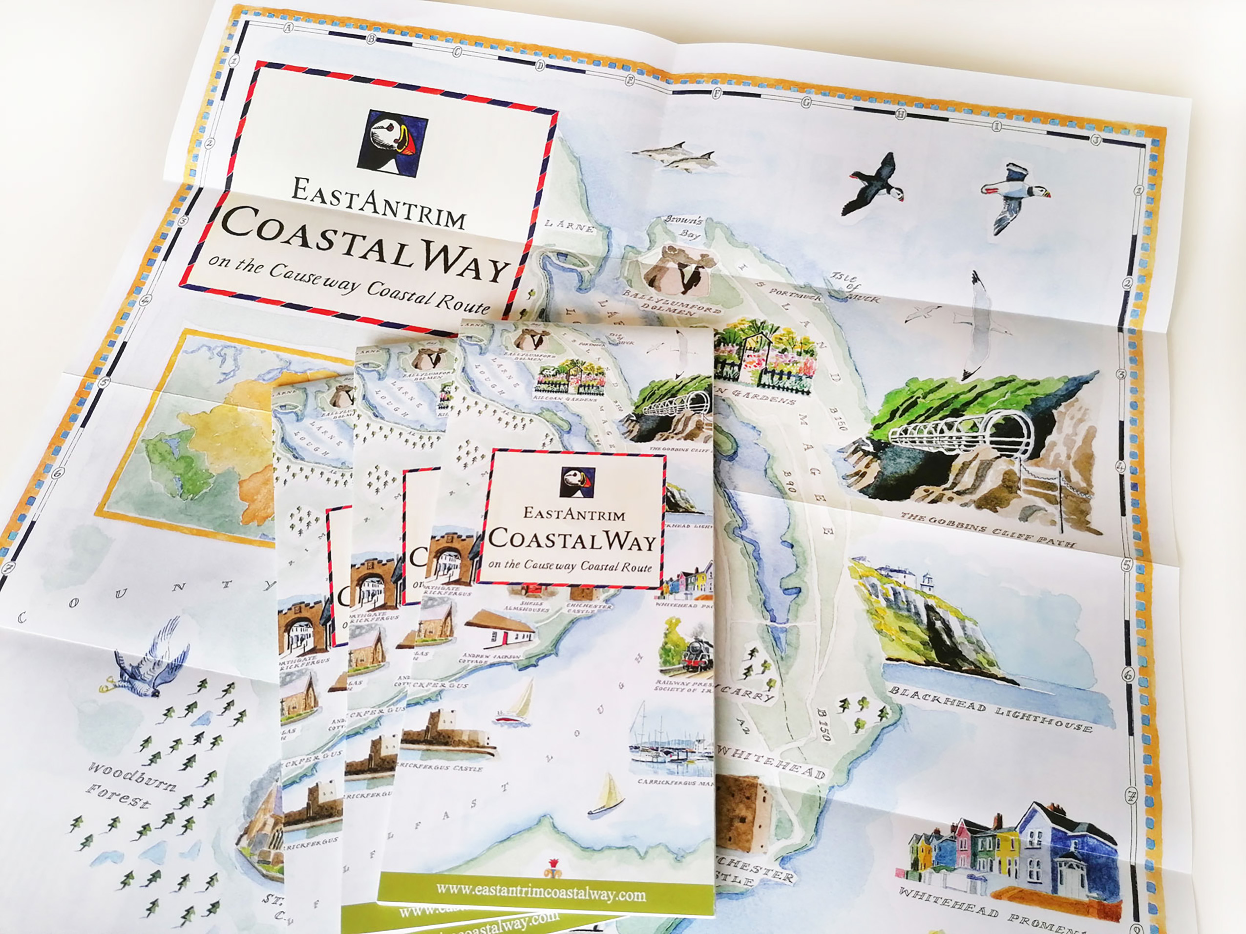 S Design - Carrickfergus Enterprise Coastal Maps