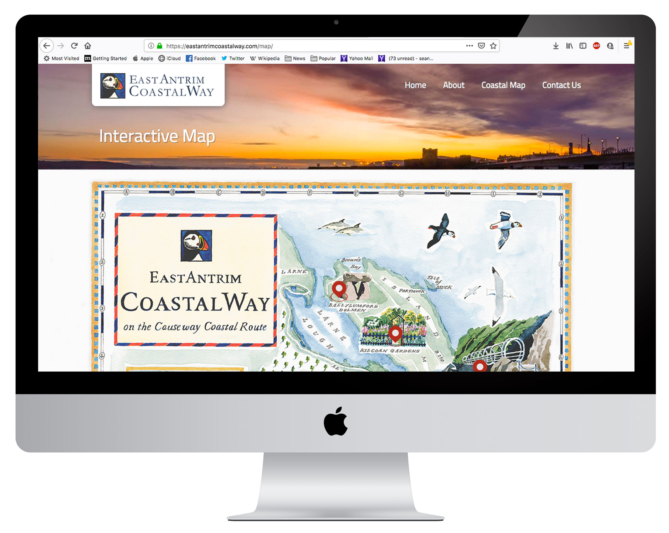 S Design - Carrickfergus Enterprise Coastal Maps
